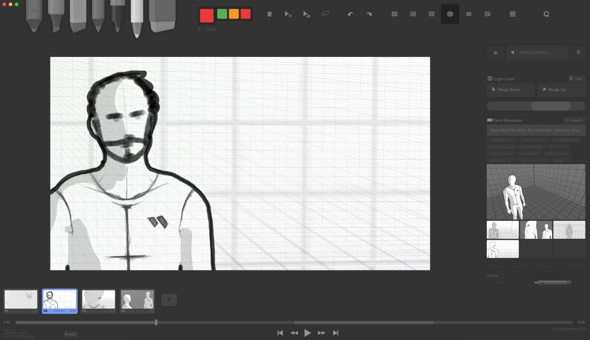 Storyboarder Wonder Unit Storyboarder Shot Generator Posing Using